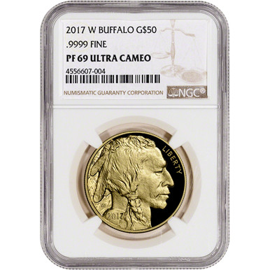 2017 W American Gold Buffalo Proof 1 oz $50 NGC PF69 UCAM [17-W-BUFF-N-PF69-NSL] - Liberty Coin