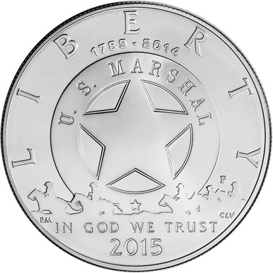 2015 P US Marshals Service Commemorative BU Silver Dollar - Coin in ...