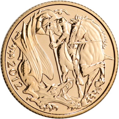 2012 Great Britain Gold Sovereign .2354 oz - Elizabeth II Diamond ...