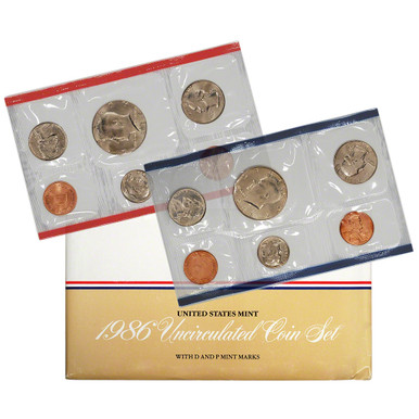 1986 United States Mint Uncirculated Coin Set [US-UC-1986] - Liberty Coin