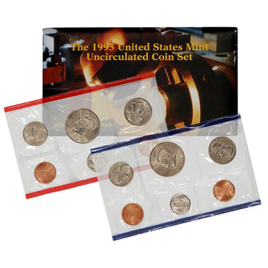 1995 United States Mint Uncirculated Coin Set (U95) [US-UC-1995 ...