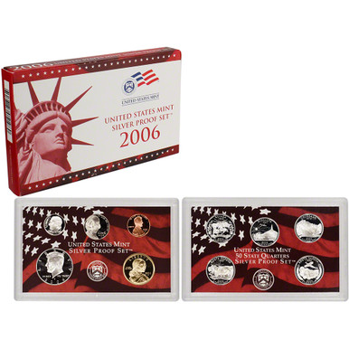 2006-S US Mint Silver Proof Set [US-SP-2006] - Liberty Coin