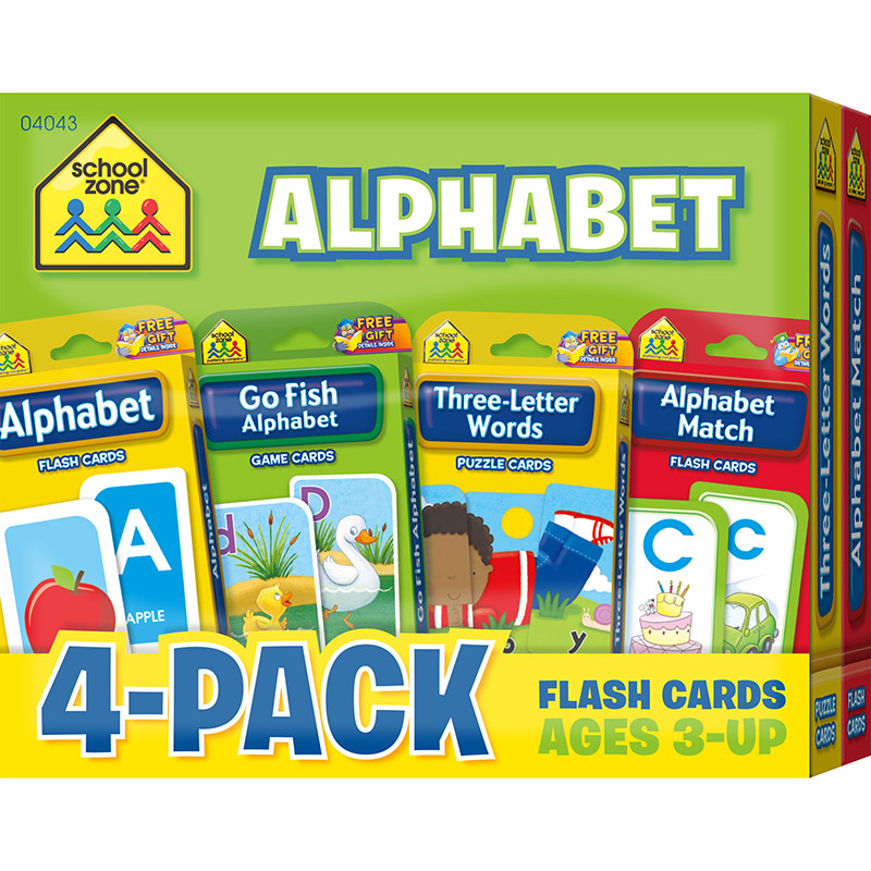 Alphabet Flash Cards-4 Pack - Sensory University, Inc.