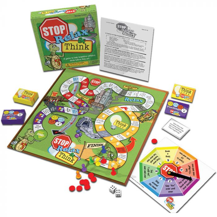 Stop Relax and Think Board Game - Sensory University, Inc.