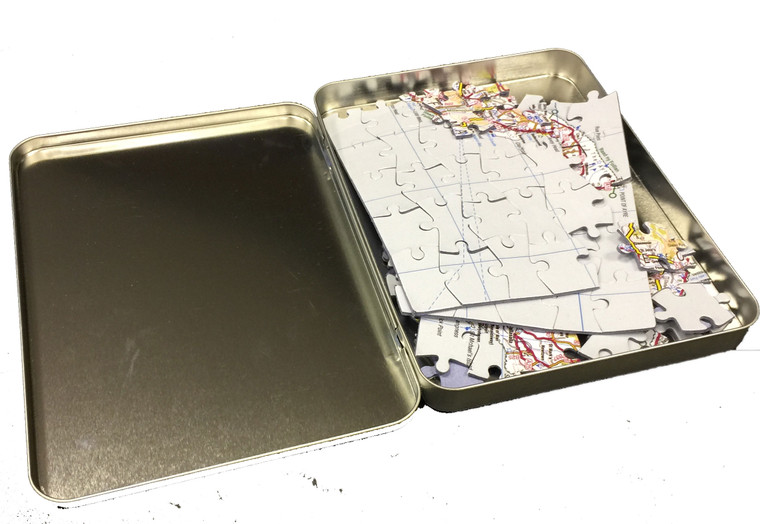 Isle of Man Map Jigsaw in a Tin - Presence of Mann Ltd for Isle of Man ...