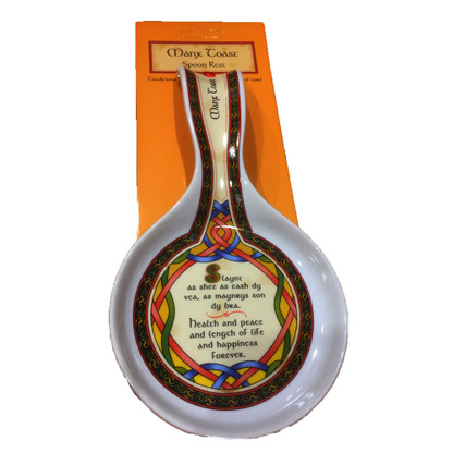 Manx Celtic Spoon Rest - Presence of Mann Ltd for Isle of Man Gifts