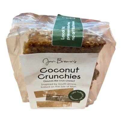 Jan Brown's Biscuits - Coconut Crunchies - Presence of Mann Ltd for ...