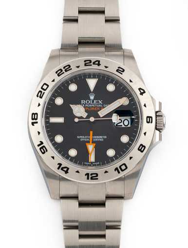 Rolex Explorer II 42mm Stainless Steel 216570 Black Dial - 100% ...