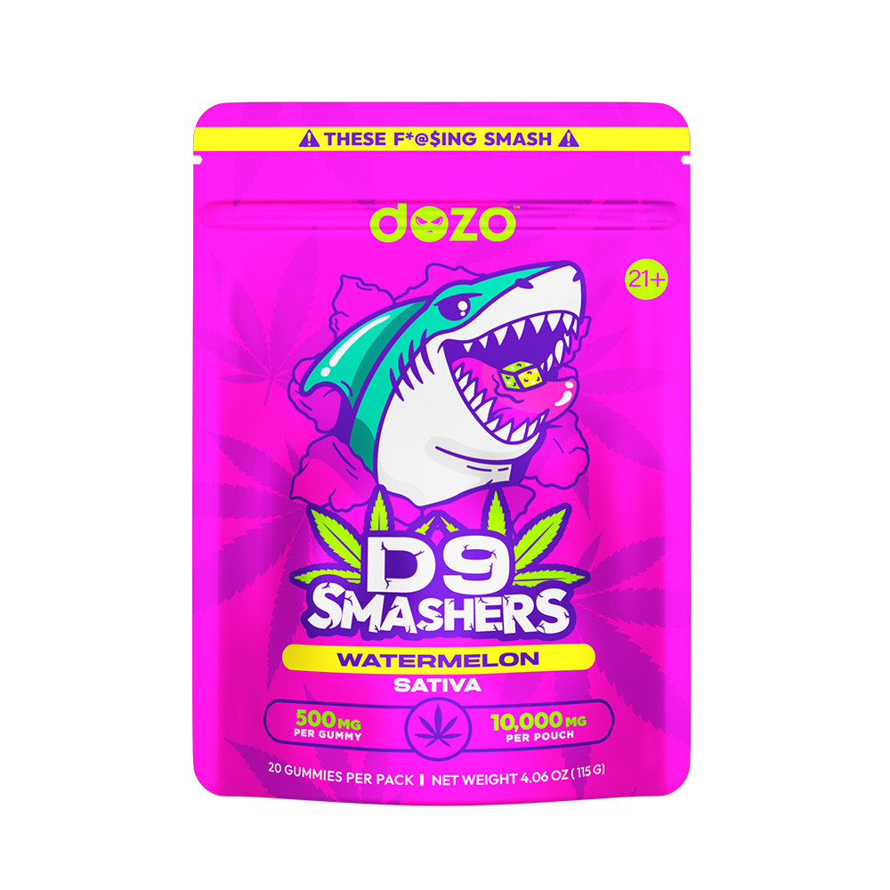Dozo Delta D9 Smashers Gummies 10000MG - Pack of 20