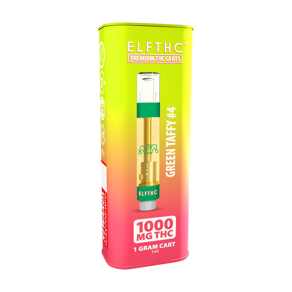 ELFTHC Delta THC Vape Cartridge 1G - Display of 8