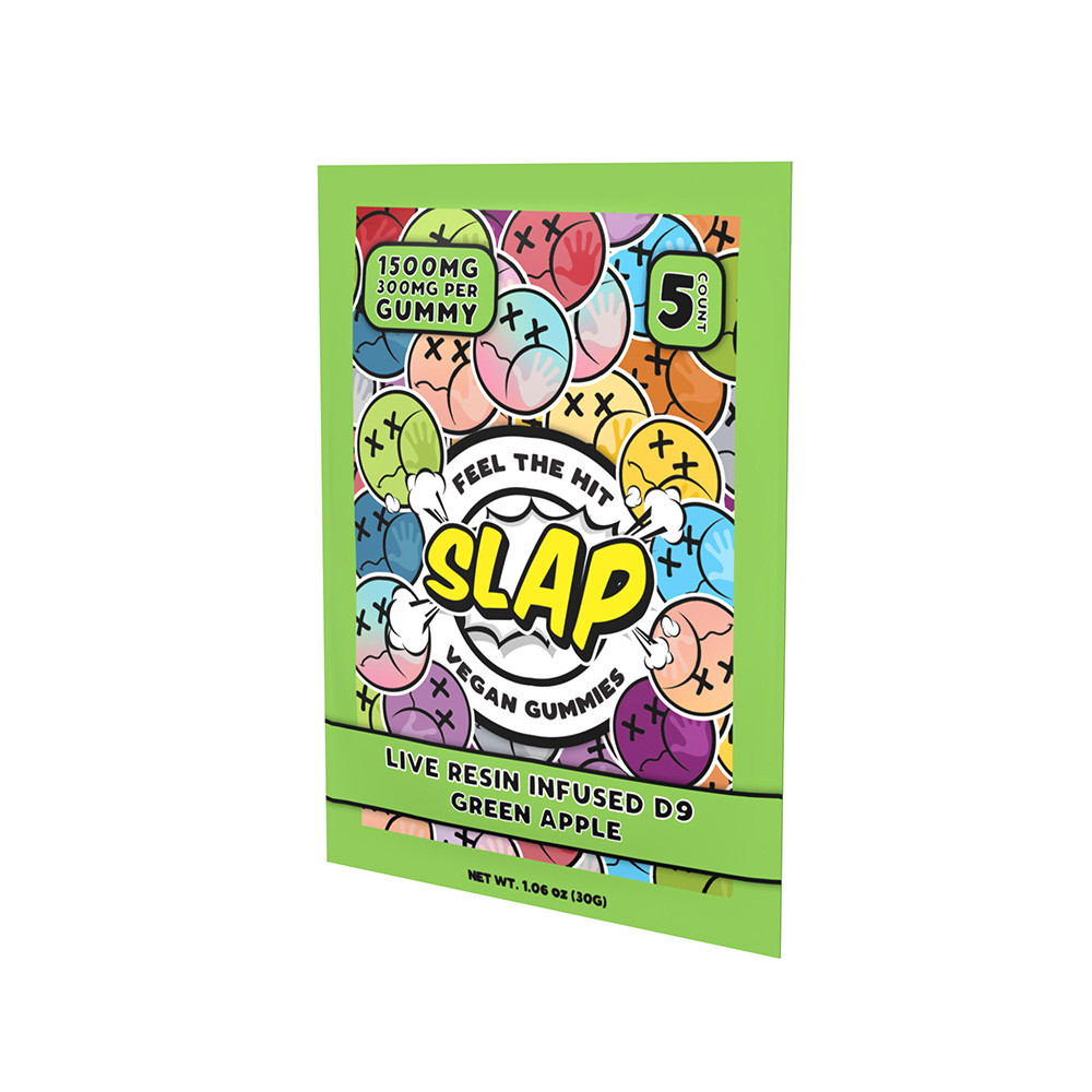 Slap Delta 9 + Live Resin Infused Vegan Gummies 1500MG
