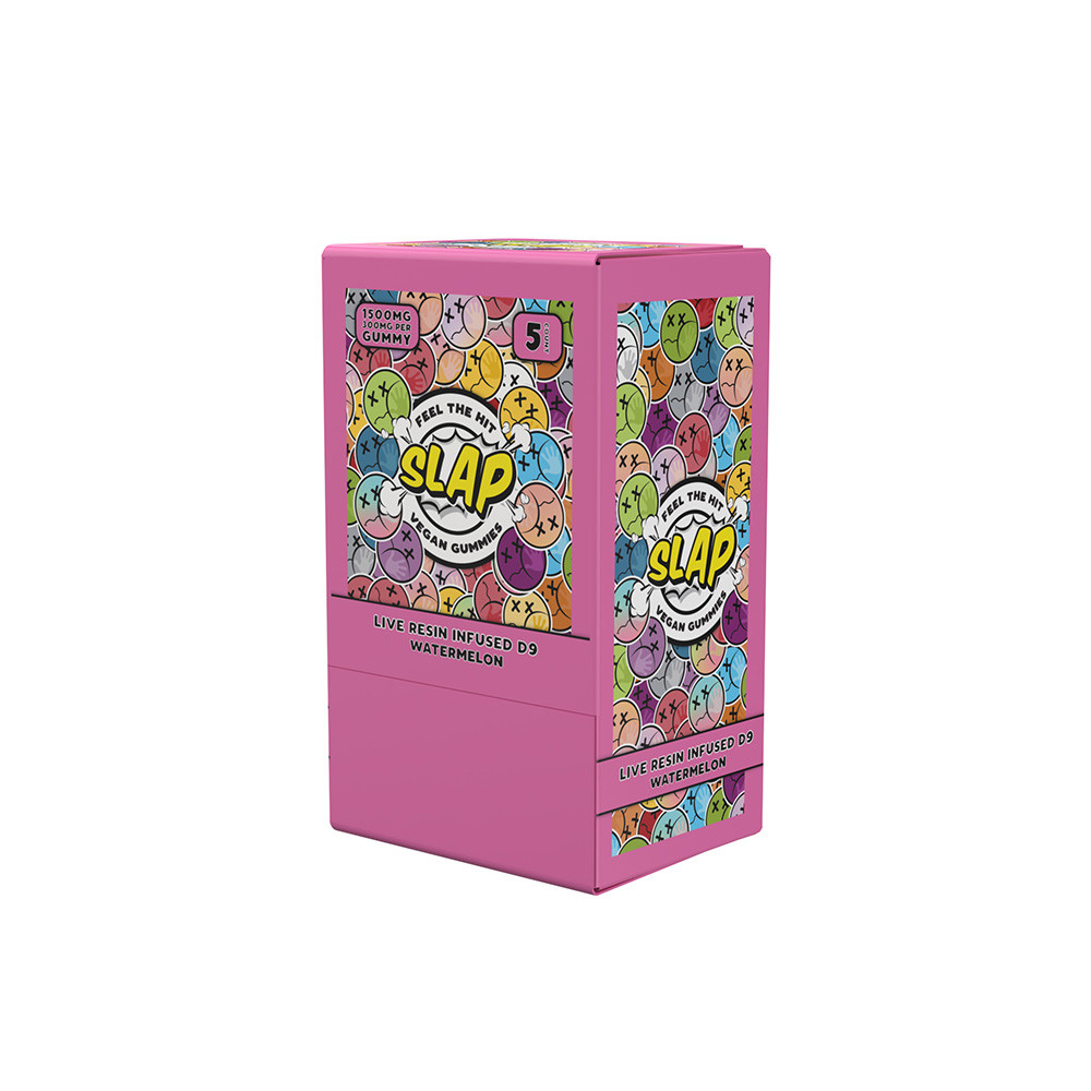 Slap Delta 9 + Live Resin Infused Vegan Gummies 1500MG