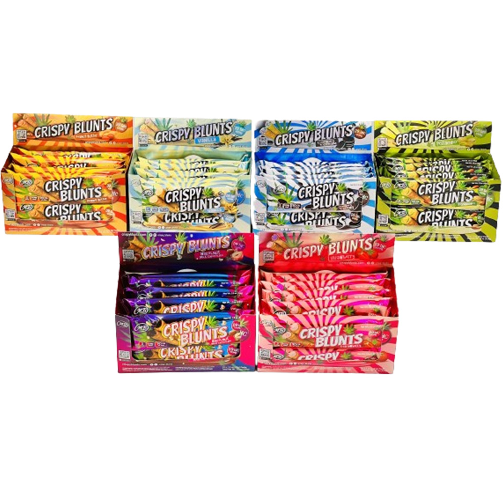 Crispy Blunts 100MG D9 THC Cream Filled Crispy Phyllo Dough Sticks ...