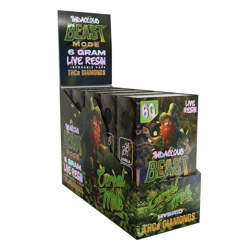 Indacloud Beast Mode Delta Live Resin THCa Diamonds Disposable