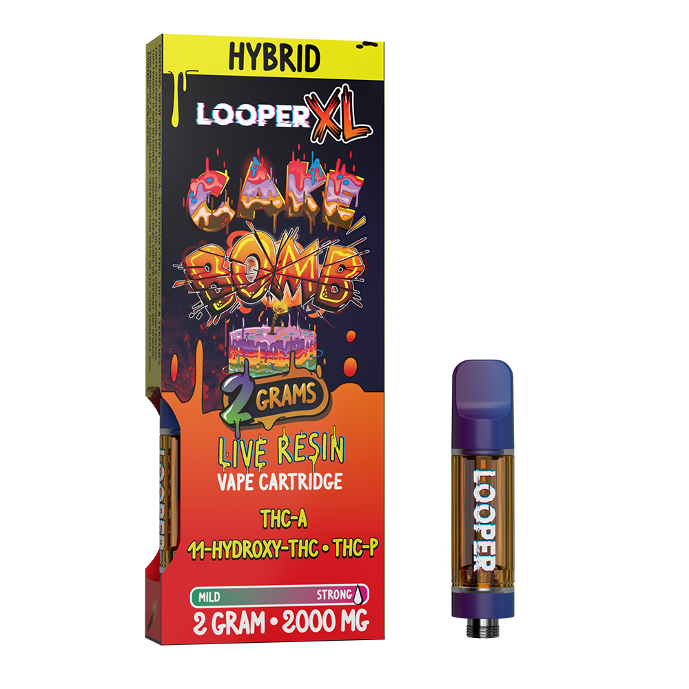 Looper XL Live Resin THC-A + 11-HYDROXY-THC Vape Cartridge 2G