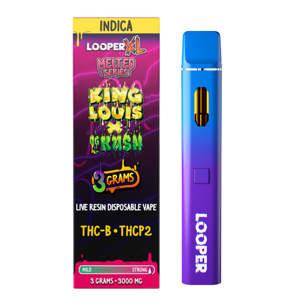 Looper XL Melted Series Live Resin THC-B + THCP2 Vape Disposable