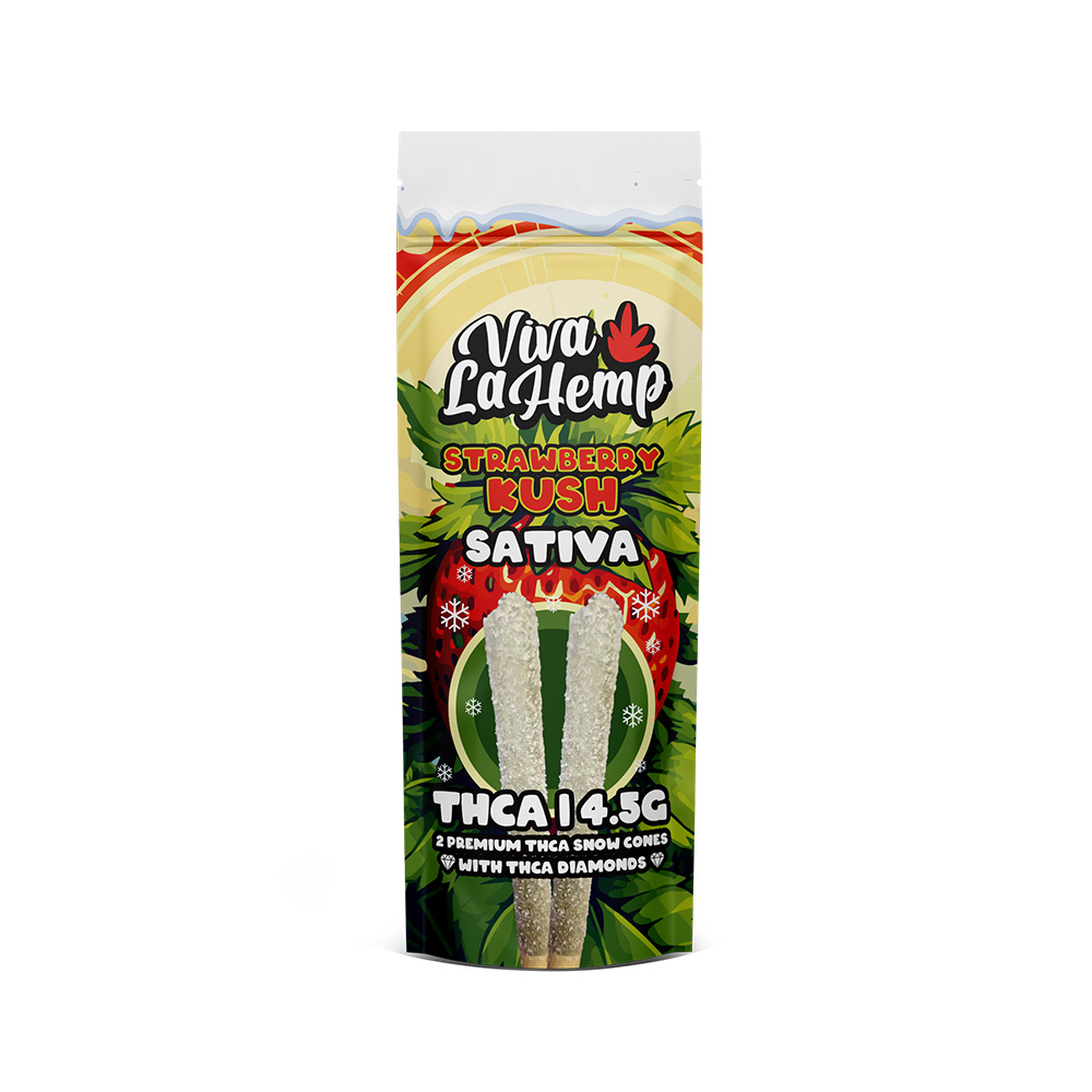 Viva La Hemp Delta THCA Premium Snow Cones Pre Rolls Viva La Hemp Delta THCA Premium Snow Cones Pre Rolls