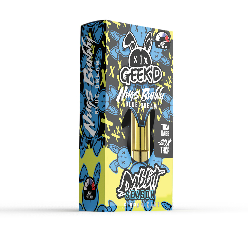 Geek'd Dabbit Season Delta THCA Dabs + 20x THCP Vape Cartridge 0.5G