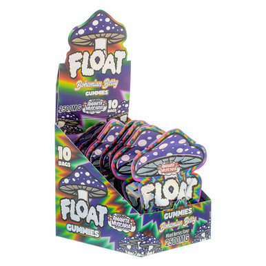 Float 100MG Delta 9 THC Hemp Derived Shrooms Gummies With Amanita