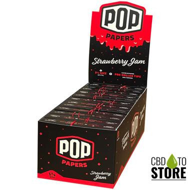 Pop Papers Authentic French Paper Ultra Thin + Pre-Rolled Tips