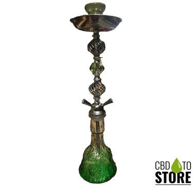 Zebra Smoke Triplets 20 Inch Triple Hose Hookah - Assorted Colors