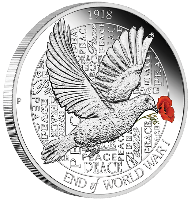 2018 1oz End of WWI 100th Anniversary Silver Proof Coin - Presented by ...
