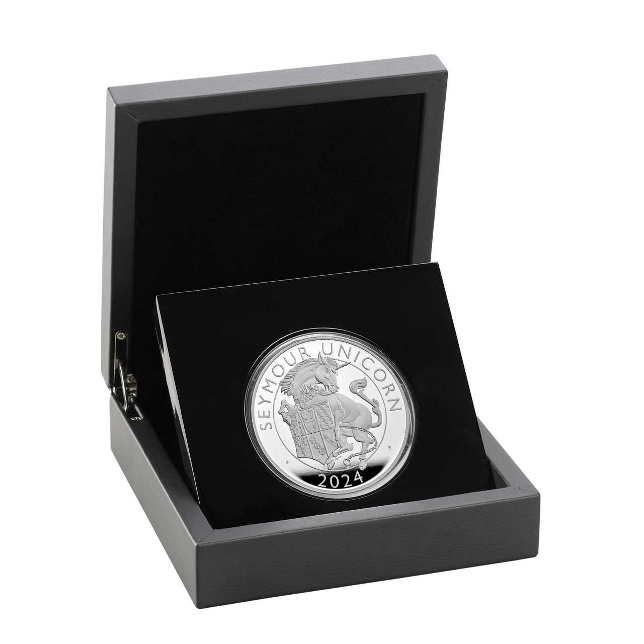 The Royal Tudor Beasts The Seymour Unicorn 2024 UK 5oz Silver Proof ...