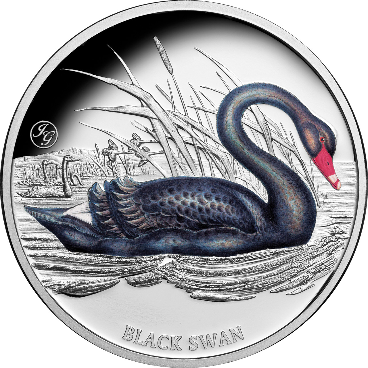 Black Swan 2024 $1 1oz Silver Proof Coin - Presented by The Coin Company
