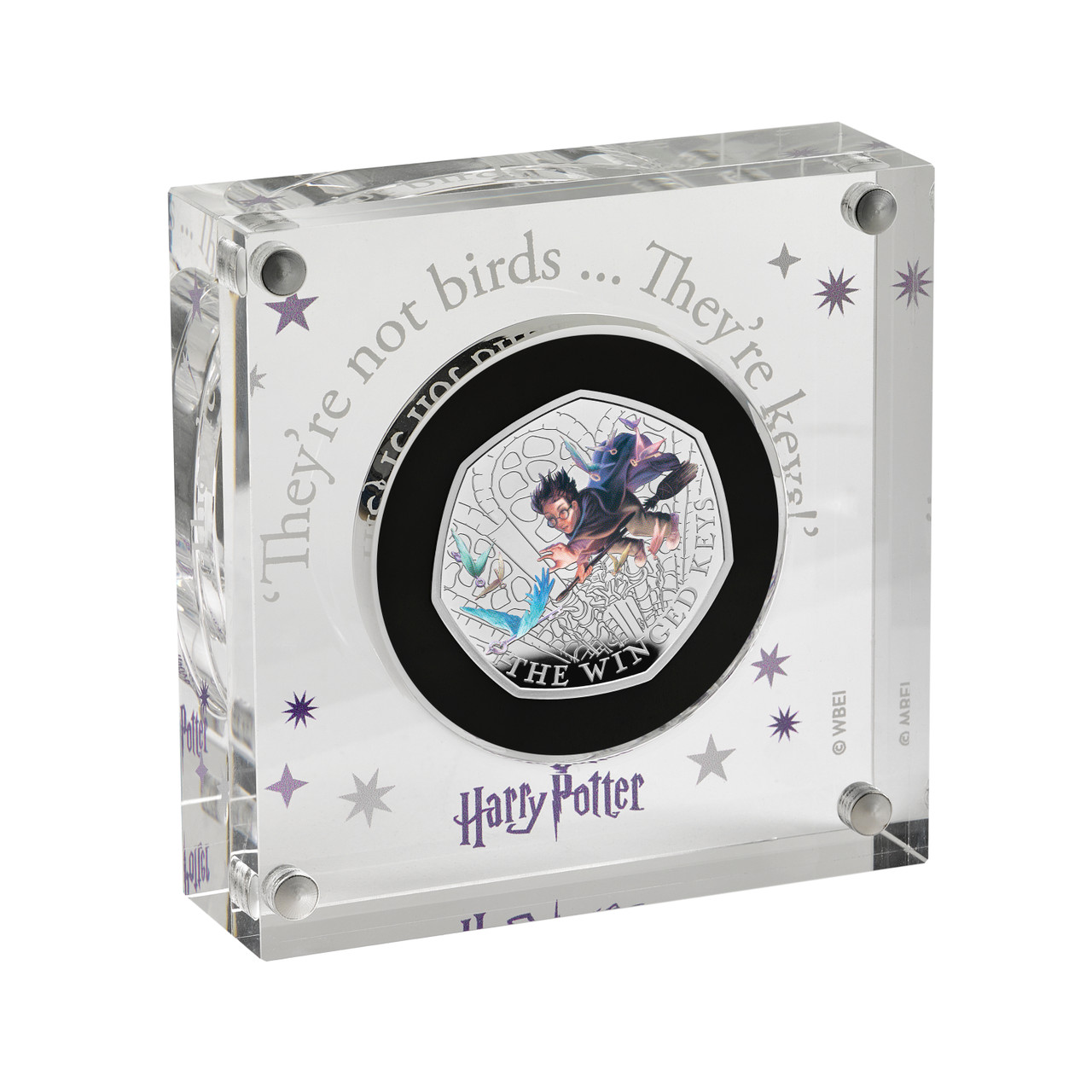 Harry Potter - Winged Keys 2024 UK 50p Coloured Silver Proof Colour ...