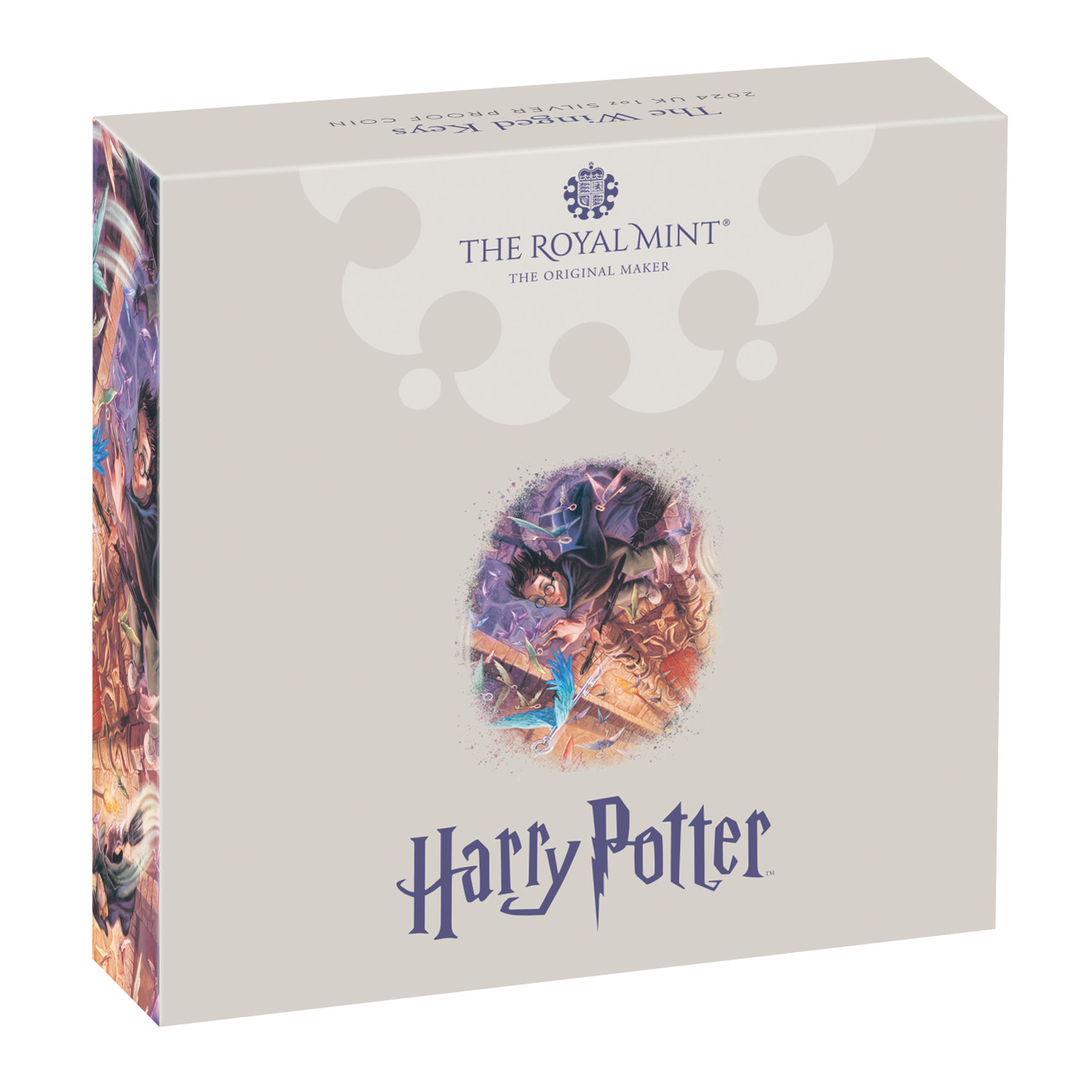 Harry Potter - Winged Keys 2024 UK 1oz Silver Proof Coin - Presented by ...