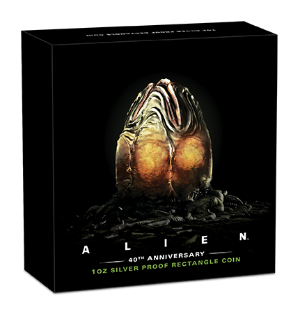 2019 Alien 40th Anniversary 1oz Silver Proof Coin - Presented by The ...