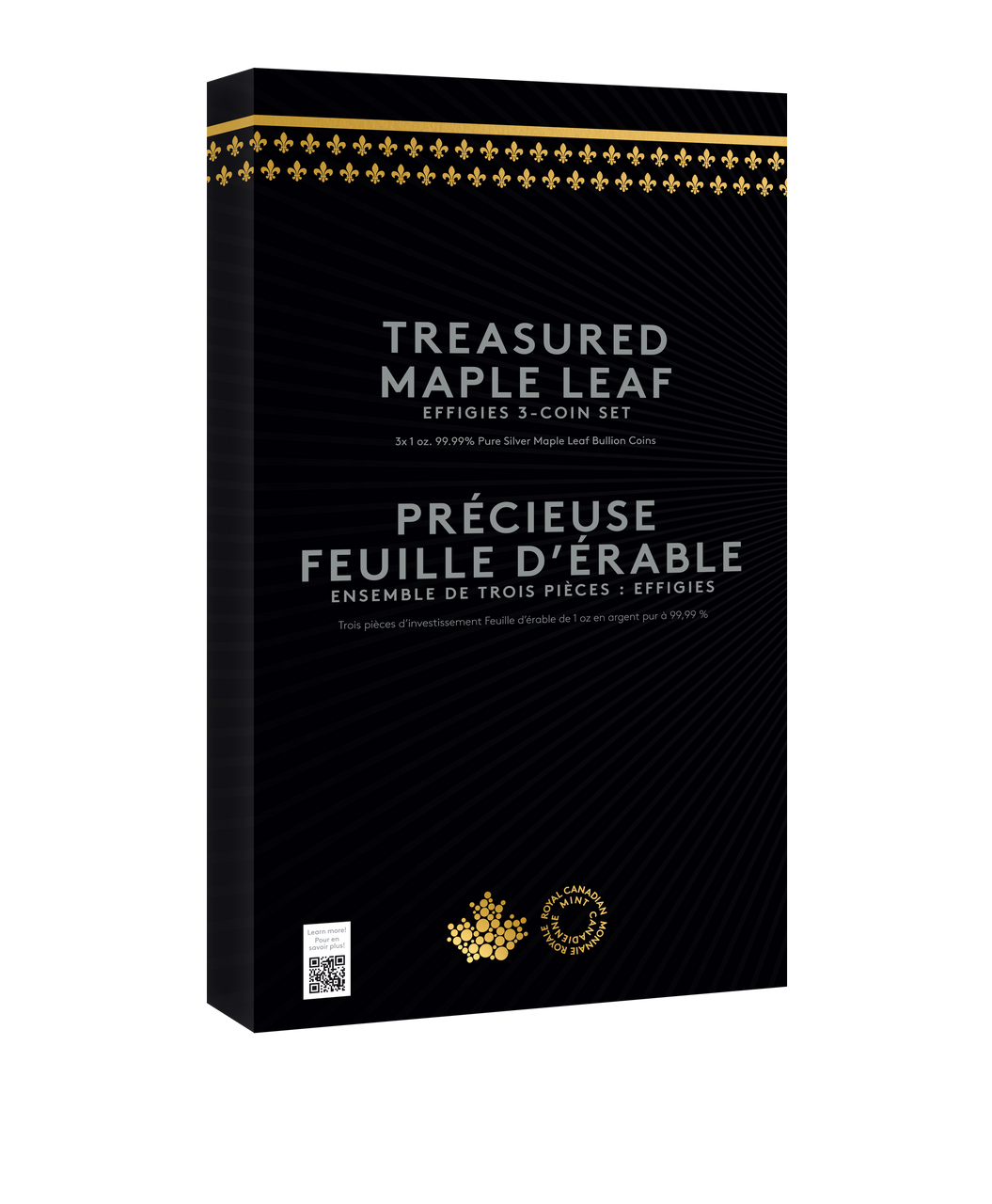 Treasured Maple Leaf SML: Effigies 3-Coin Set (Premium Bullion)