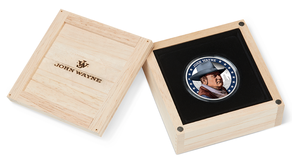 2020 John Wayne 1oz Silver Proof Coin - Presented by The Coin Company ...