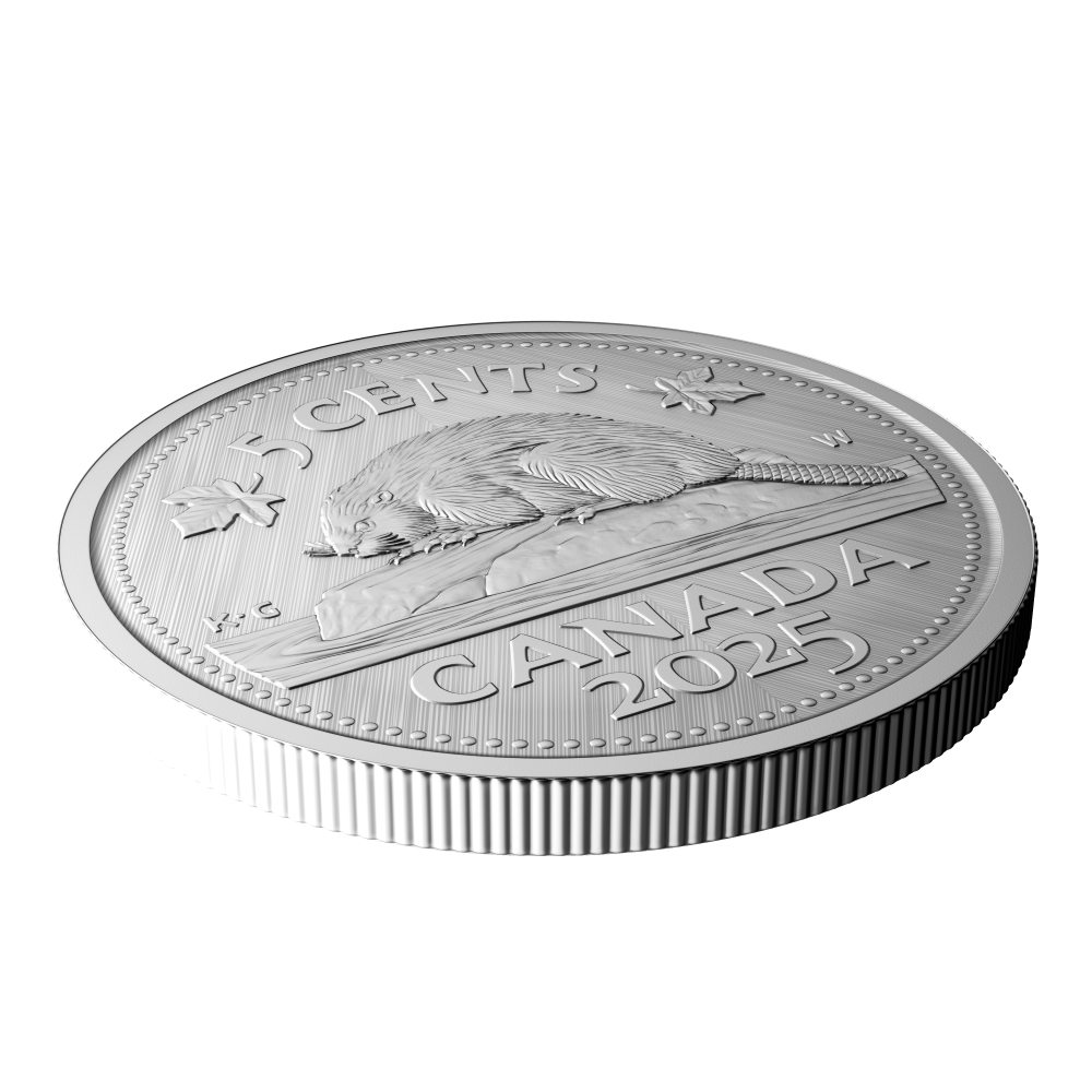 2025 5-Cent Fine Silver Coin Tribute: W Mint Mark - Beaver