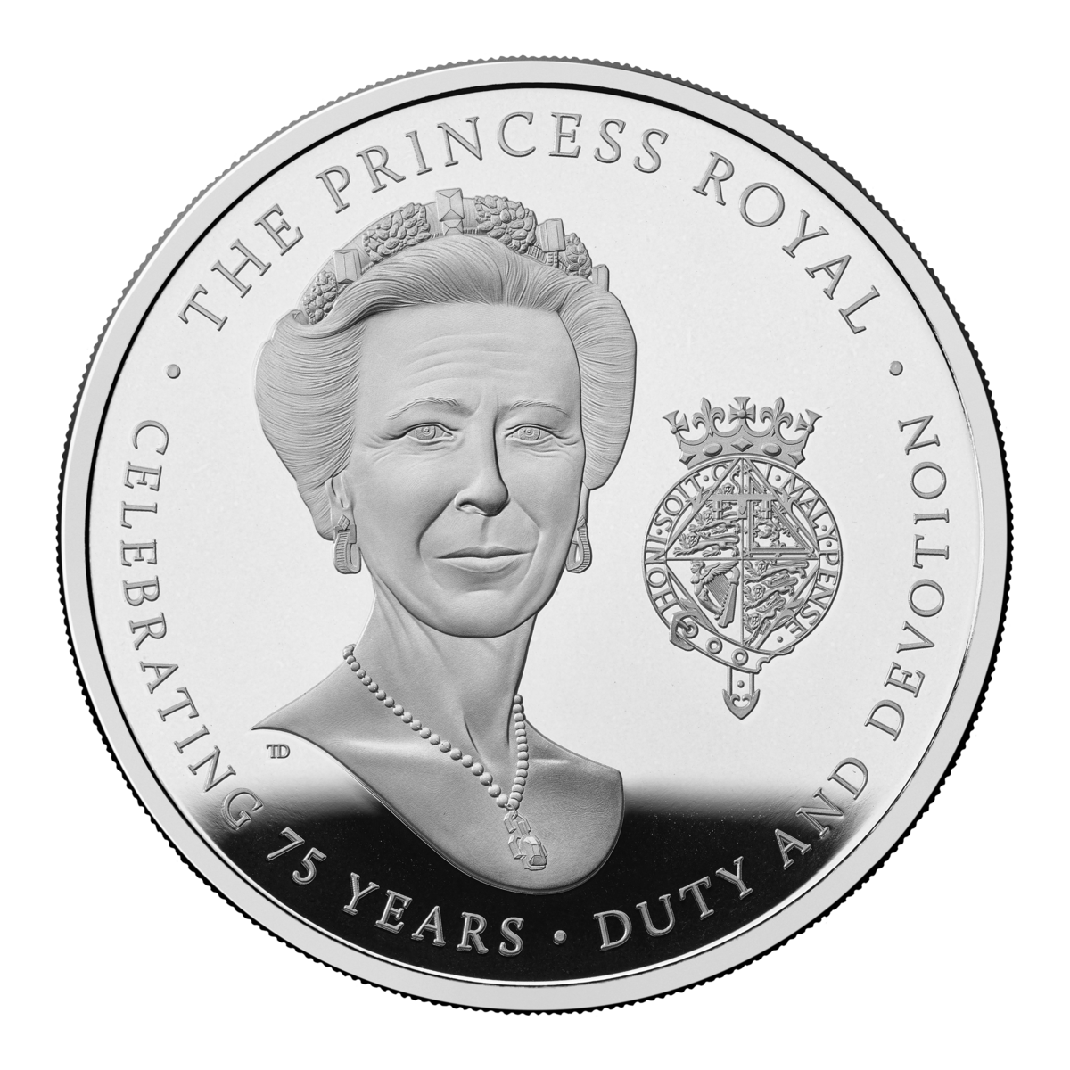 75th Birthday of HRH The Princess Royal £5 Silver Proof Coin