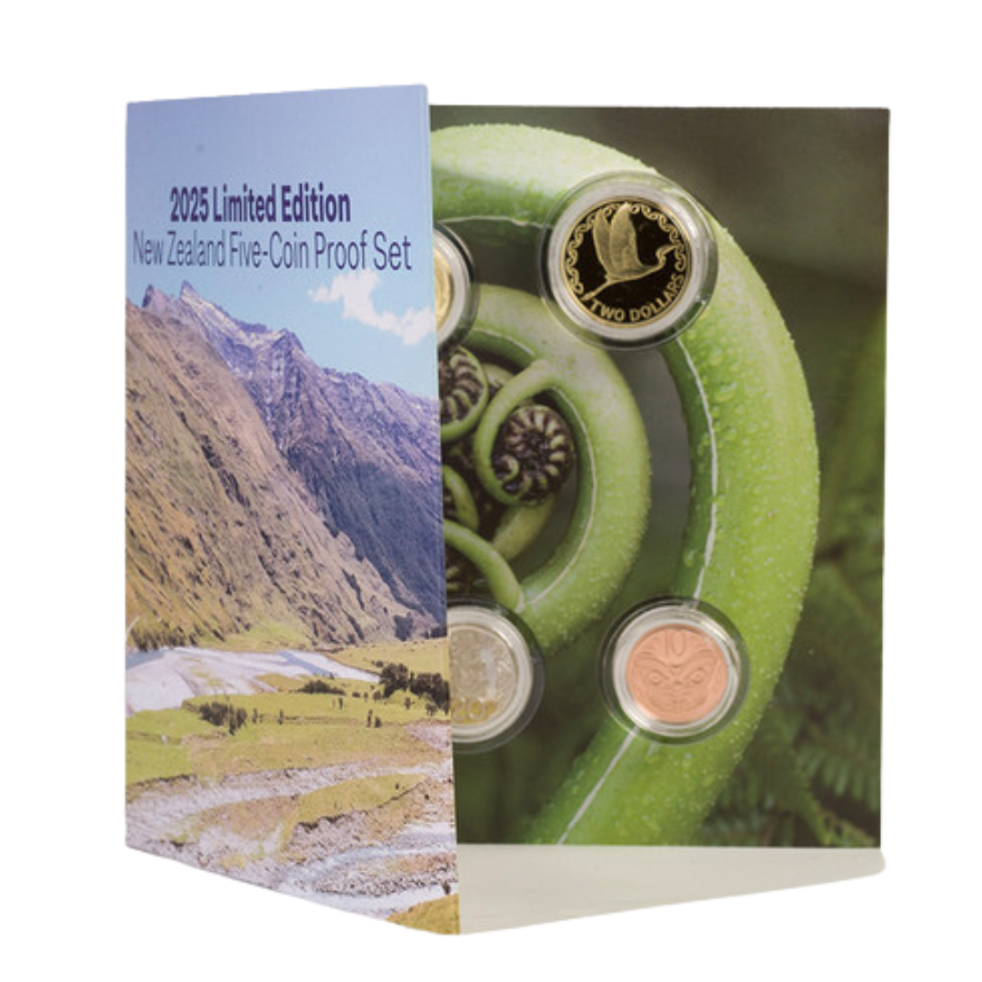 2025 Limited Edition NZ Five-Coin Proof Set