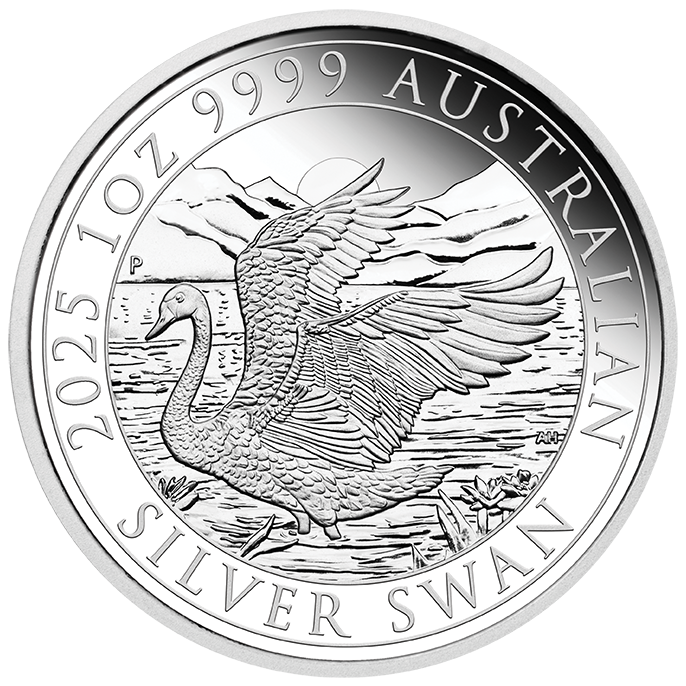 Perth Money Expo ANDA Special - 2025 $1 Australian Swan 1oz Silver ...
