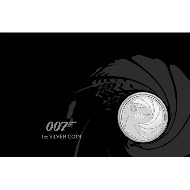 2020 James Bond 1oz Silver Bullion Coin - Presented by The Coin Company