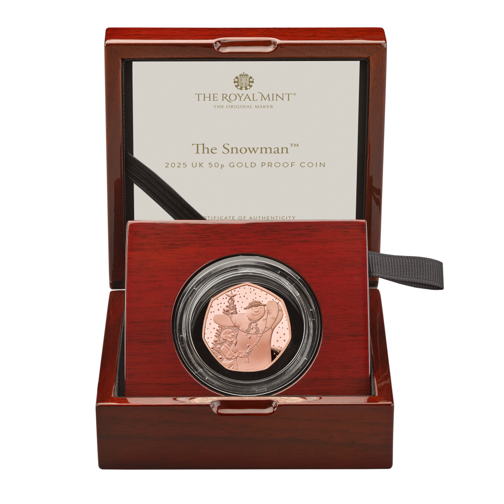 The Snowman 2025 Gold Proof Coin