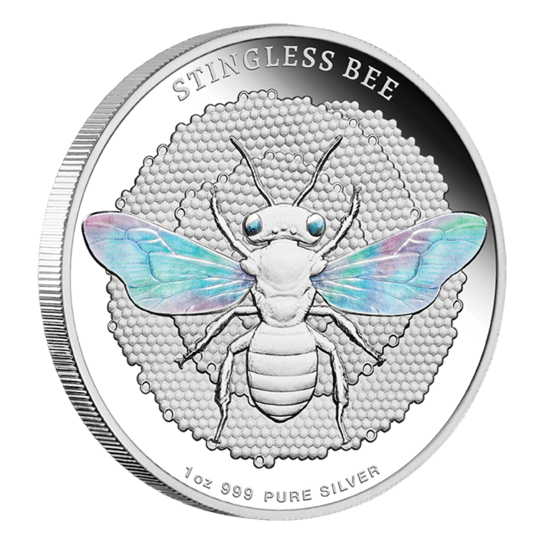 2026 Australian Native Bees - Stingless Bee 1oz Silver Proof Hologram Coin