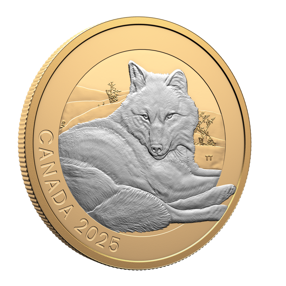 2025 $20 Fine Silver Coin - Animal Portraits: Grey Wolf