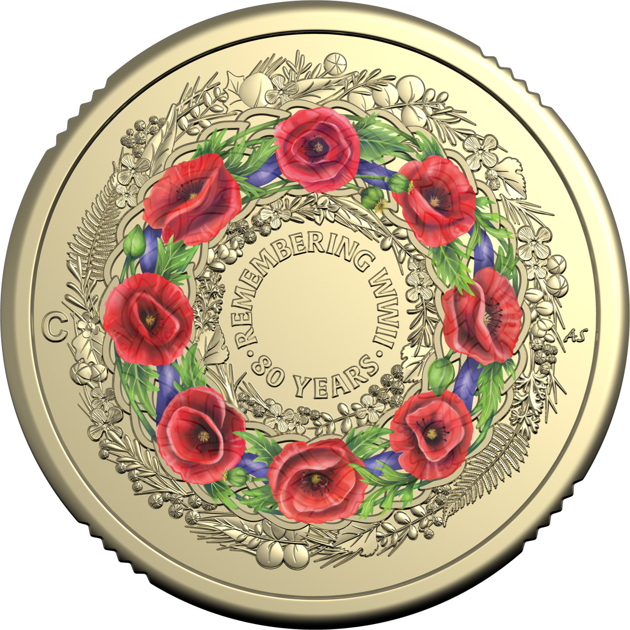 2025 $2 80 Years On: Remembering the Second World War Poppy Wreath ‘C ...