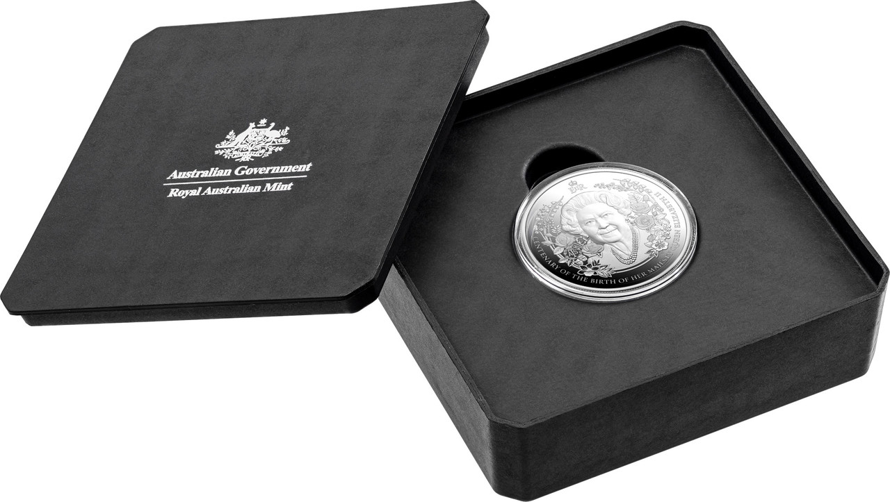 2026 $5 1oz Fine Silver Proof Coin - HM Queen Elizabeth II Centenary of ...