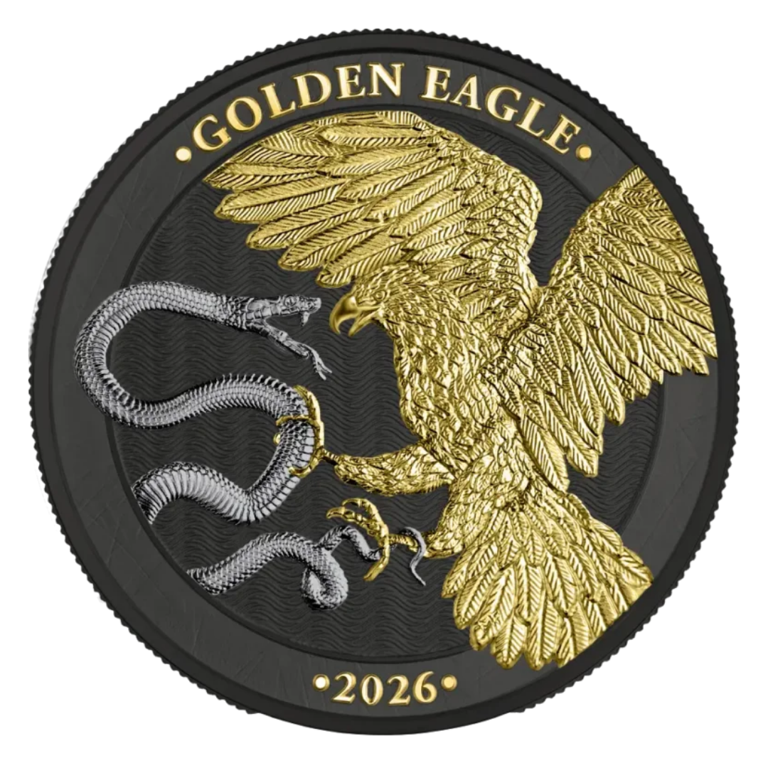 2026 Malta Golden Eagle 5 Euro 1oz Silver BU - Limited Edition