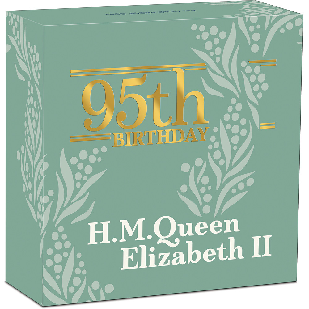 Her Majesty Queen Elizabeth II 95th Birthday 2021 2oz Gold Proof Coin ...