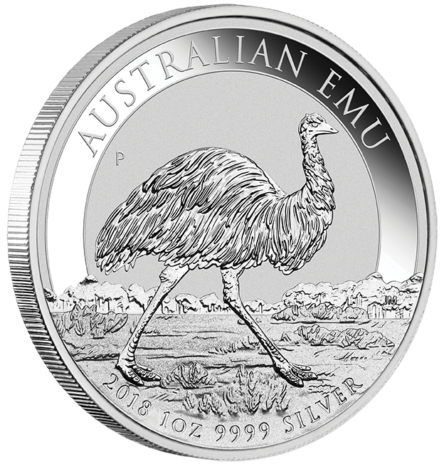 2018 Australian Emu 1oz Silver Bullion Coin - Presented by The Coin ...
