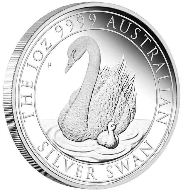 2018 Swan 1oz Silver Proof Coin - Presented by The Coin Company