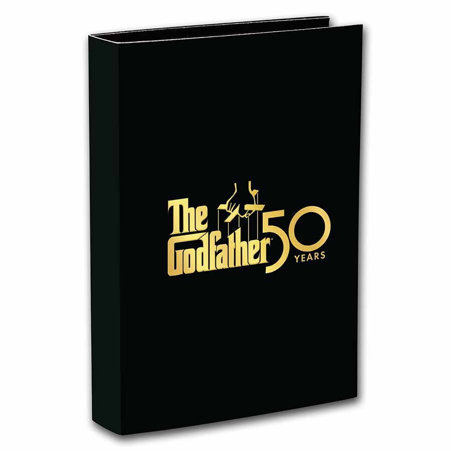 2022 Niue 1 oz Ag Colorized Proof $2 Godfather 50th Anniversary Silver ...