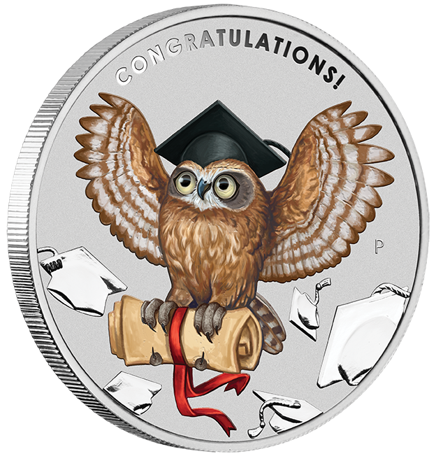2019 Graduation 1oz Silver Coin - Presented by The Coin Company