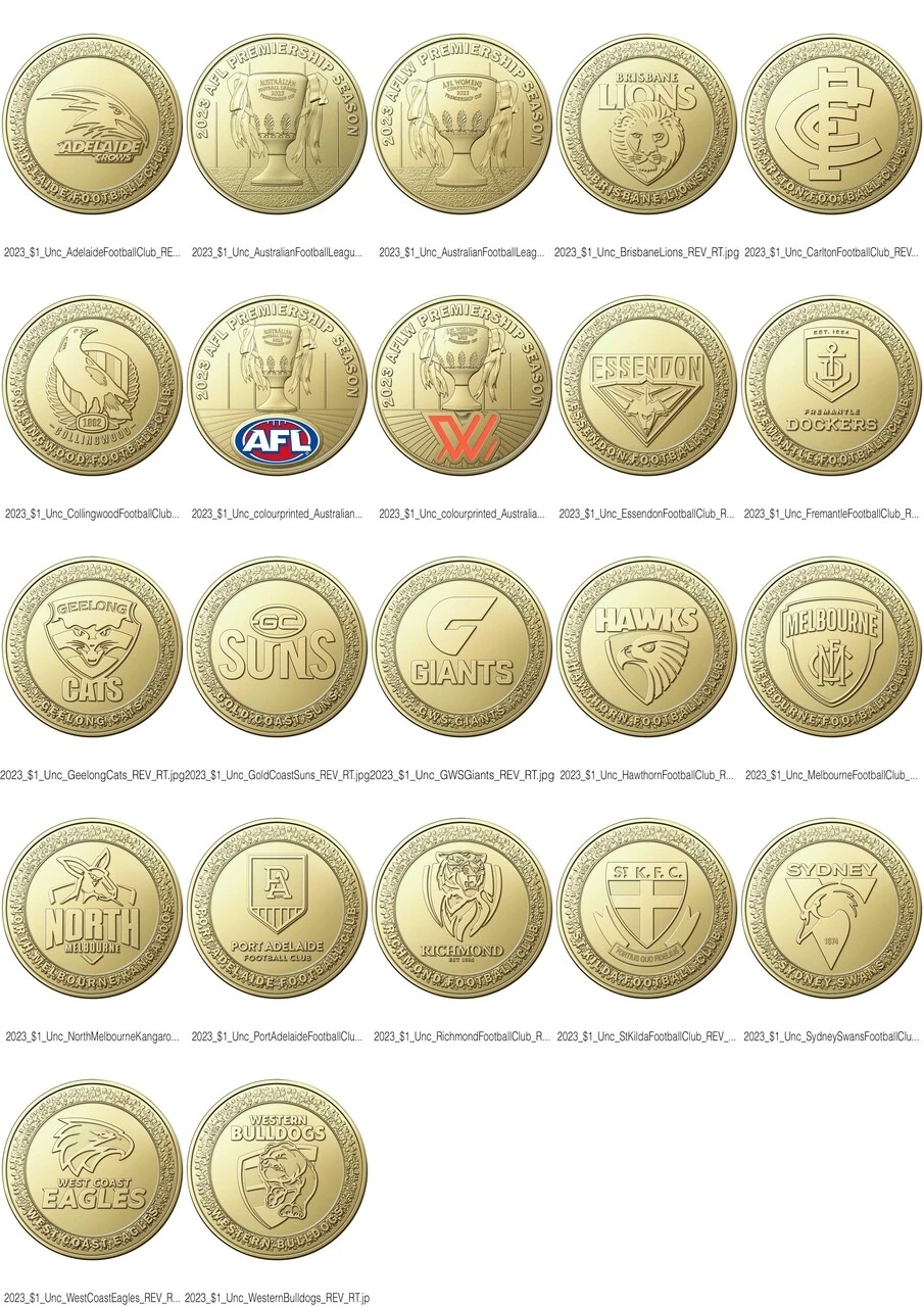 2023 AFL Collectable Coin Folder and Tube Set - Presented by The Coin ...